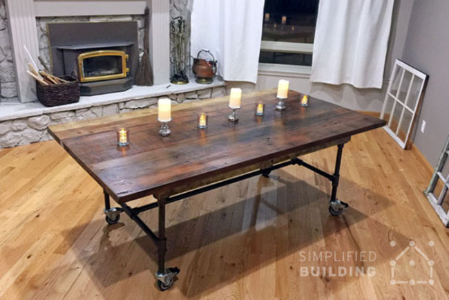 Scaffold table frames and desk frames - Simplified Building