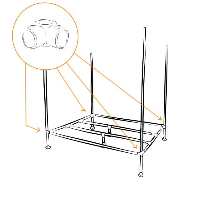 DIY bed made from tube - Projects - Simplified Building