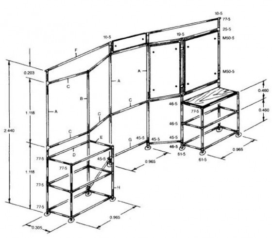 DIY exhibition display - Simplified Building