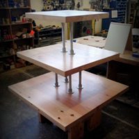 DIY Multi-Tiered Display Table - Simplified Building