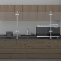 7 Sneeze guard designs for countertops - Simplified Building