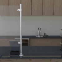 7 Sneeze guard designs for countertops - Simplified Building