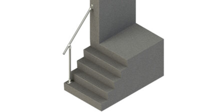Buy floor mounted handrail kits for gardens & homes - Simplified Building