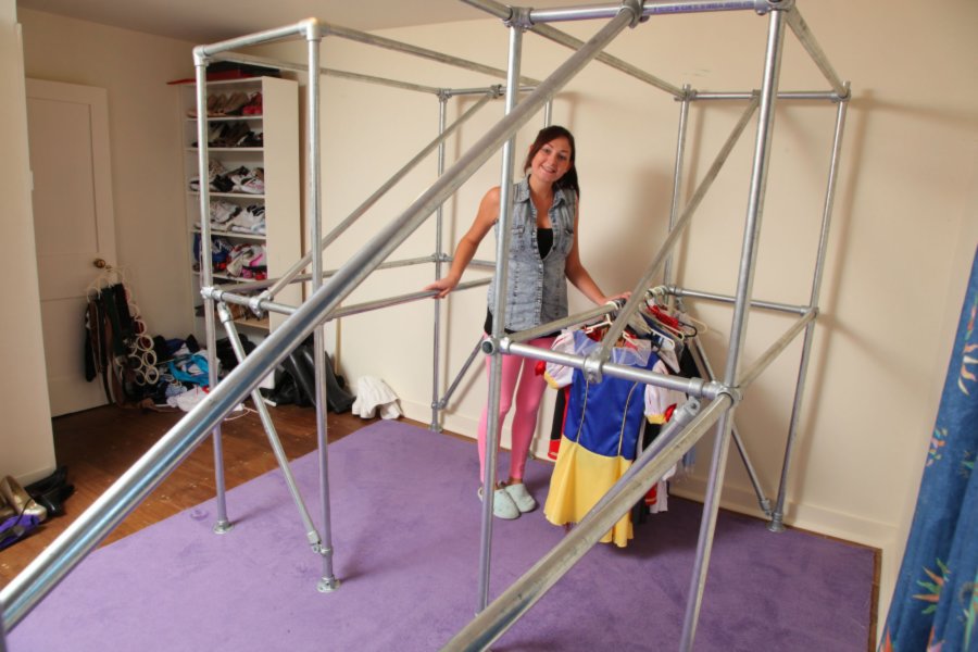 DIY garment rack - Projects - Simplified Building