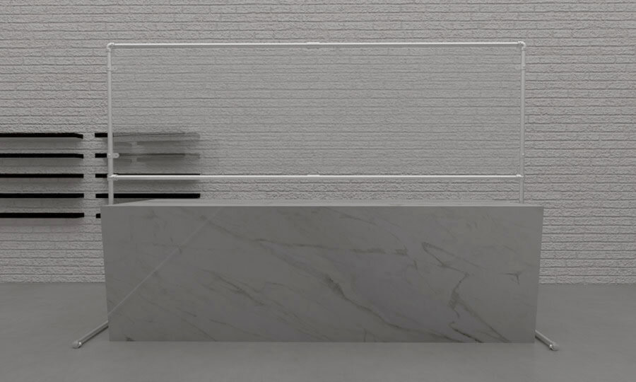 7 Sneeze guard designs for countertops - Simplified Building