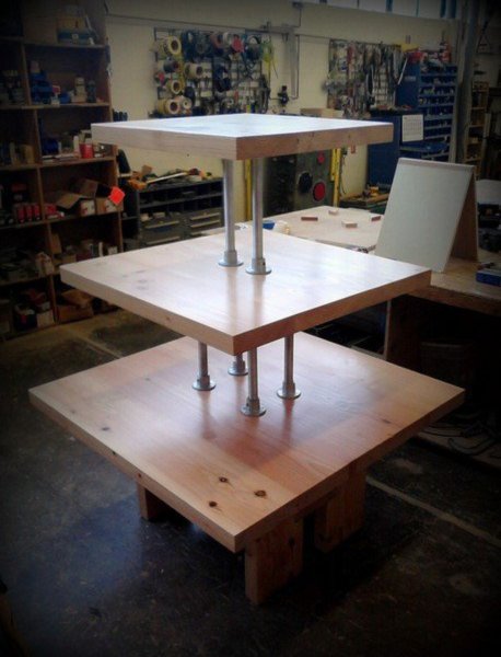 DIY Multi-Tiered Display Table - Simplified Building