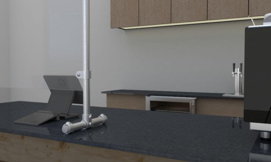 7 Sneeze guard designs for countertops - Simplified Building