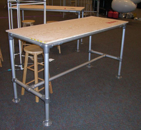 Rugged Metal Table Frame Kit - Simplified Building
