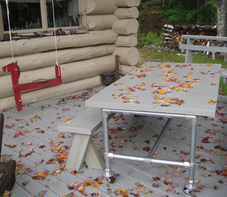 Rugged Metal Table Frame Kit - Simplified Building