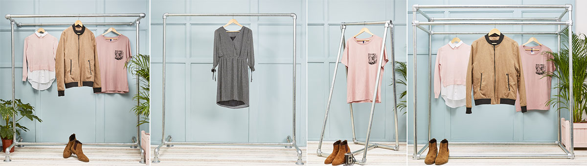 Kee Klamp industrial clothes rails - Bespoke or available as a kit ...